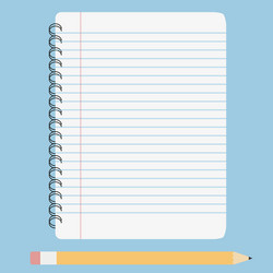 Opened notebook Royalty Free Vector Image - VectorStock