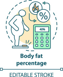 Body Fat Percentage Vector Images (98)
