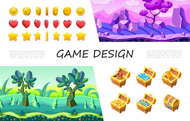 Crystal or natural mineral gemstone game ui icon Vector Image