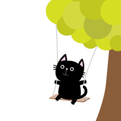 Tree Cat Swing Vector Images (56)