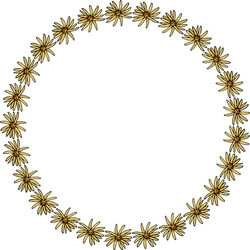 Yellow Flowers Frame Vector Images (over 16,000)