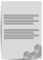 Branding paper design Royalty Free Vector Image