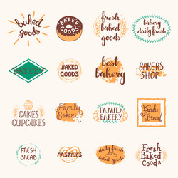 Freshly baked sign or stamp Royalty Free Vector Image