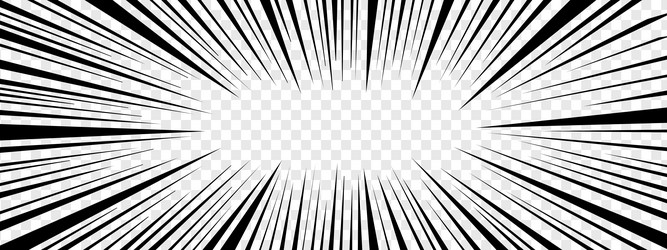 Emphasis graphic effect in comic manga book page Vector Image