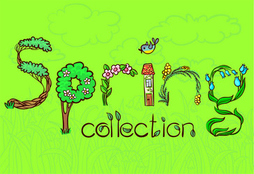 Floral spring Royalty Free Vector Image - VectorStock