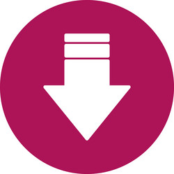 Downward arrow icon Royalty Free Vector Image - VectorStock