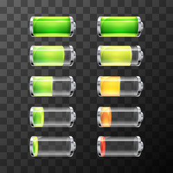 Battery Icon with Yellow Charge Indicator Vector Images (over 670)