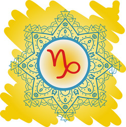 Drawing pisces astrological sign as a beautiful Vector Image