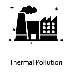 Thermal pollution Royalty Free Vector Image - VectorStock