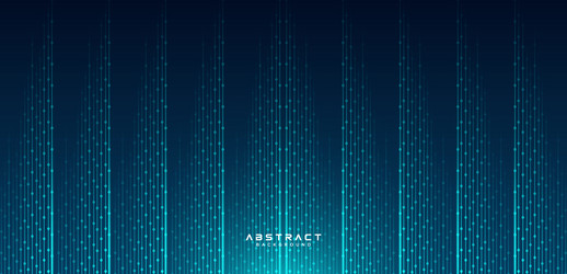 Digital technology banner blue background Vector Image