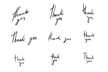 Thank You Cursive Vector Images (over 390)