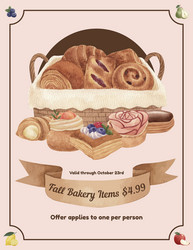 Pastry Posters Vector Images (over 8,700)