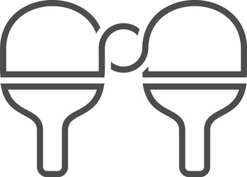 Table tennis logo design concepts sport labels Vector Image