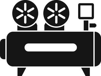 Spray compressor icon simple air machine Vector Image
