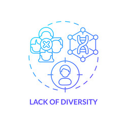 Lack of visibility concept icon Royalty Free Vector Image