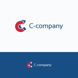C company logo Royalty Free Vector Image - VectorStock
