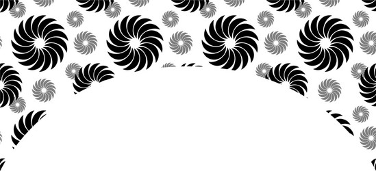 Monochrome japanese style windmill background Vector Image