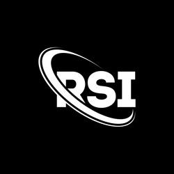 Rsi logo letter design Royalty Free Vector Image