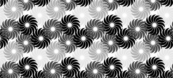 Monochrome japanese style windmill background Vector Image