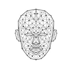 Polygon Human Face Vector Images (over 1,200)