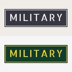 Military patches army badge emblem ranger Vector Image