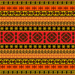 Traditional african pattern Royalty Free Vector Image