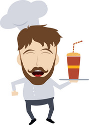 Master chef cartoon Royalty Free Vector Image - VectorStock