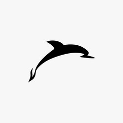 Dolphin logo Royalty Free Vector Image - VectorStock