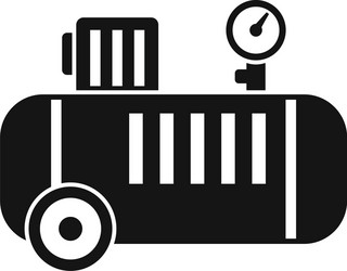 Compressor instrument icon simple air Royalty Free Vector
