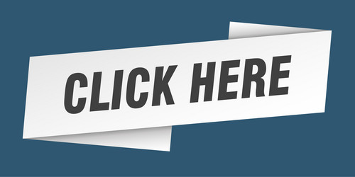 Click here banner template ribbon Royalty Free Vector Image