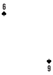 Custom of playing card template for any design Vector Image