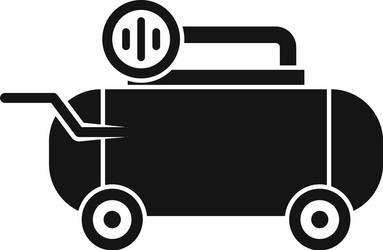 Compressor instrument icon simple air Royalty Free Vector