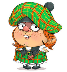 Funny cartoon character briton Royalty Free Vector Image