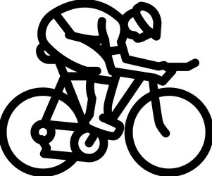 Cyclist Outline Vector Images (over 4,300)