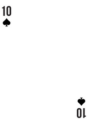 Custom of playing card template for any design Vector Image