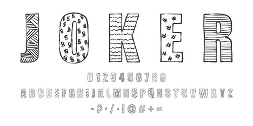 Joker Font Vector Images (over 140)