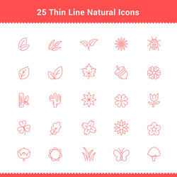 Set of thin line stroke education icons Royalty Free Vector