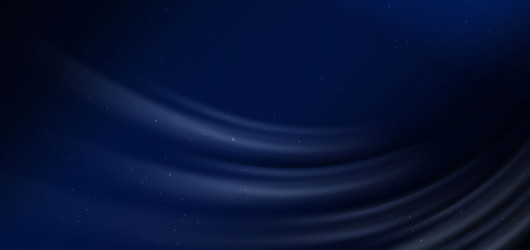 Elegant blue curved line on dark background Vector Image