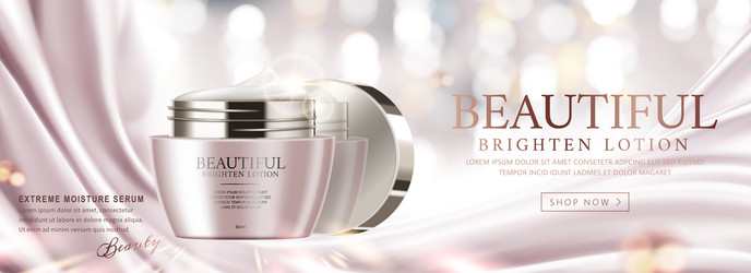 Face cream ads Royalty Free Vector Image - VectorStock