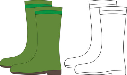 Shoe Coloring Page Vector Images (over 860)