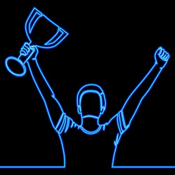 Player Lifting Trophy Vector Images (48)