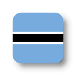 Rounded rectangle flag of france Royalty Free Vector Image