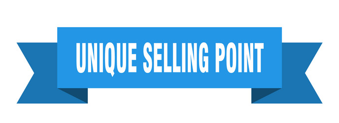 Unique selling point sticker unique selling point Vector Image