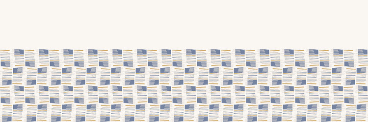 Seamless geometric cross grid border pattern Vector Image