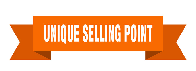 Unique selling point sticker unique selling point Vector Image