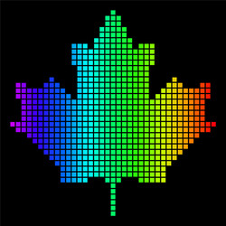 Pixel Maple Leaf Vector Images (72)