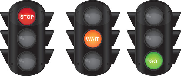Traffic Sign Stop Wait Go Vector Images (over 170)