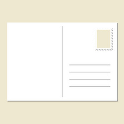 Blank postage stamp Royalty Free Vector Image - VectorStock