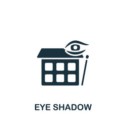 Eye shadow icon monochrome simple sign from Vector Image