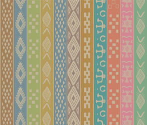 Ethnic tribal seamless pattern Royalty Free Vector Image